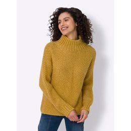 Heine Pullover in ocker-meliert | Gr.: 42