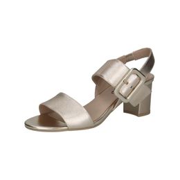 Caprice Sandalette in LT.GOLD METAL. | Gr.: 37