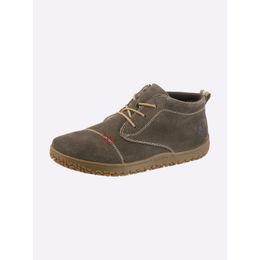 Rieker Damen Sneaker mit Veloursleder, dunkeltaupe, Gr&ouml;&szlig;e 40