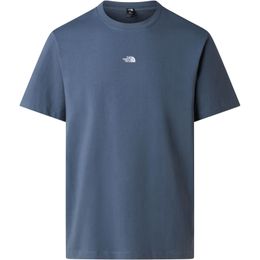 The North Face ESSENTIAL CENTER LOGO T-Shirt Herren - Gr&ouml;&szlig;e L - blau