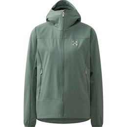 Hagl&ouml;fs Hagl&ouml;fs Rosson Softshelljacke Damen - Gr&ouml;&szlig;e S - gr&uuml;n