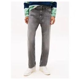 Tommy Hilfiger 5-Pocket-Jeans TOMMY JEANS "Sonny Regular Tapered", Herren, Gr. 33, L&auml;nge 32, blau (denim grau), Denim/Jeans, Obermaterial: 99% Baumwolle, 1% Elasthan, regular fit, Jeans 5-Pocket-Jeans, mit dezenter Waschung