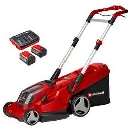 Akkurasenm&auml;her Einhell "Einhell Power X-Change RASARRO 36/42", rot, B:44cm H:71,5cm T:129,5cm, Rasenm&auml;her, mit 2x Akku 18V/5,2Ah und 1x Ladeger&auml;t, Topseller