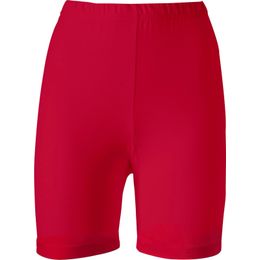 WITT Damen Radlerhose in kurzer Form, rot, Gr&ouml;&szlig;e 46