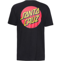 Santa Cruz Classic Dot Chest T-Shirt Herren - Gr&ouml;&szlig;e M - schwarz