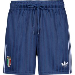 Adidas FIGC ITALIEN Fu&szlig;ballshorts Herren - Gr&ouml;&szlig;e M - blau