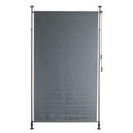 Garden Pleasure Klemmsichtschutz Aluminium/Stahl anthrazit 150 x 312 cm