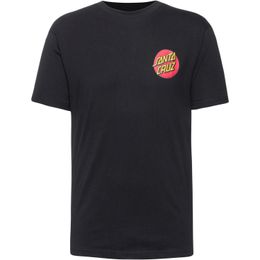Santa Cruz Classic Dot Chest T-Shirt Herren - Gr&ouml;&szlig;e S - schwarz