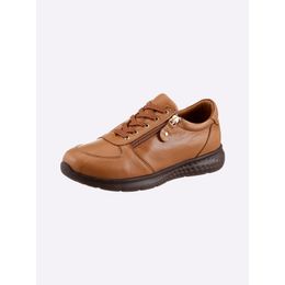 Andrea Conti Damen Schn&uuml;rschuh in Leder-Qualit&auml;t, Weite G, cognac, Gr&ouml;&szlig;e 40