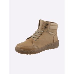 airsoft modern+ Damen Stiefelette mit Polsterung, beige, Gr&ouml;&szlig;e 42