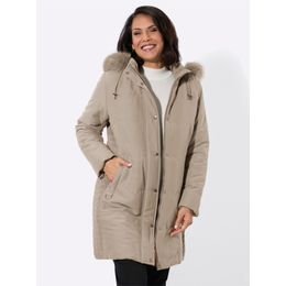 WITT Damen Steppjacke mit Teddy-Fleece-Futter, sesam, Gr&ouml;&szlig;e 18