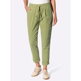 WITT Damen Cordhose mit Schlupfbund, schilf, Gr&ouml;&szlig;e 22