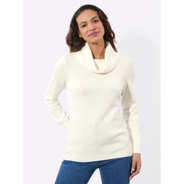 WITT Damen Rollkragenpullover aus weichem Feinstrick, ecru, Gr&ouml;&szlig;e 38