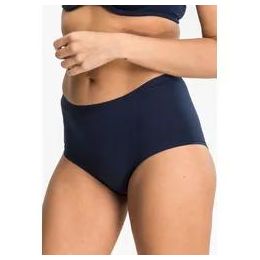 Panty Speidel "Cotton&More", Damen, Gr. 42, blau (blauberry), Single Jersey, Obermaterial: 56% Baumwolle, 34% Polyamid, 10% Elasthan, unifarben, Unterhosen Panty, bequem, basic, ohne Seitenn&auml;hte, Baumwollmix
