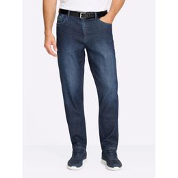 Marco Donati Herren 5-Pocket-Jeans in Baumwoll-Stretch-Qualit&auml;t, blue-stone-washed, Gr&ouml;&szlig;e 58