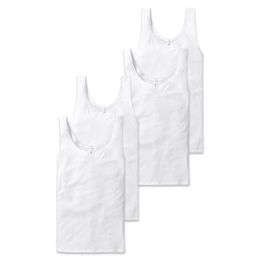 Schiesser Cotton Essentials 4P Damen Unterhemd