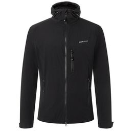 super.natural Merino Jacke M ALPINE ACTIVE JACKET in schwarz | Gr.: L