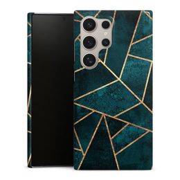 DeinDesign Galaxy S24 Ultra Handy Premium Case Smartphone Handyh&uuml;lle Schutzh&uuml;lle gl&auml;nzend Stone Elisabeth Fredriksson Gold & Copper Premium Case