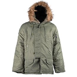 Mil-Tec US Fliegerparka N3B Basic oliv, Gr&ouml;&szlig;e XXL