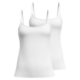 Calida Spaghetti-Top Essential Cotton Damen Unterhemd