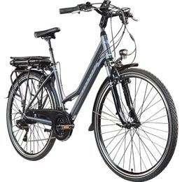 Z&uuml;ndapp Z&uuml;ndapp Green 7.7 E Bike Damen Trekkingrad 28 Zoll 155 - 185 cm mit 21 G&auml;ngen