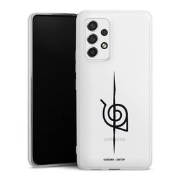 DeinDesign Galaxy A53 5G Handy Silikon H&uuml;lle Case transparent Handyh&uuml;lle Naruto Shippuden Sasuke Konoha Silikon Case