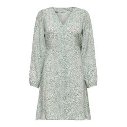 Only Kleid 'ONLEVIDA' Damen Gr&ouml;&szlig;e 40 grau / mint / wei&szlig; Winterkleid