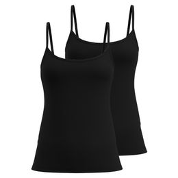 Calida Spaghetti-Top Essential Cotton Damen Unterhemd