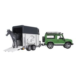 Bruder Bruder 02592 Land Rover Defender Station Wagon mit Pferdeanh&auml;nger und Pferd