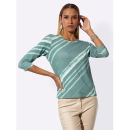 CR&Eacute;ATION L creation L Shirt in jade-salbei-bedruckt | Gr.: 38