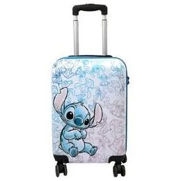 Kinderkoffer Undercover "Stitch, 59 cm", Kinder, Gr. B/H/T: 34,5cm x 58,5cm x 23cm 35 l, blau (stitch), Polycarbonat, bedruckt, Koffer, mit TSA-Zahlenschloss