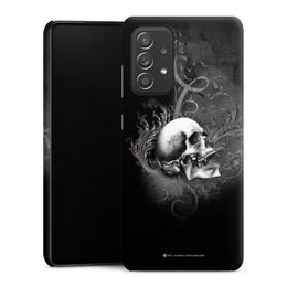 DeinDesign Galaxy A52s 5G Handy Premium Case Smartphone Handyh&uuml;lle Schutzh&uuml;lle matt Skulls Skull Gothic Premium Case