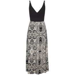 Lascana Dress female size 36 Black / Off white