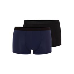 Hanro Retro Short / Pant Micro Touch in Schwarz / dunkelblau | Gr.: L