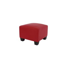MCW Modular Ottomane Moncalieri, Kunstleder ~ rot