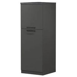 Vorratsschrank KOCHSTATION "KS-Sole,Hauswirtschaftsschrank,Stauschrank,K&uuml;chenschrank", schwarz (anthrazit, anthrazit, schiefer), B:60cm H:165cm T:60cm, Schr&auml;nke, Vorratsschrank, Breite/H&ouml;he 60/165 cm, 5 F&auml;cher