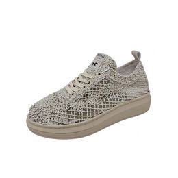Mustang Shoes Sneaker Mustang in Beige | Gr.: 38