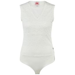 Spieth & Wensky Spieth & Wensky Body 'Harriet' mit Lochstickerei Damen Gr&ouml;&szlig;e 40 offwhite