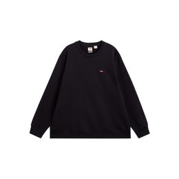 Levi's Sweatshirt LEVI'S "Sweatshirt The Original Housemark Crew 1er Pack", Herren, Gr. L, schwarz, Obermaterial: 100% Baumwolle CO., Sweatshirts Sweatshirt