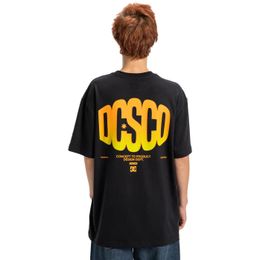 T-Shirt DC Shoes "Squash It", Herren, Gr. M, schwarz, Obermaterial: 75% Walkfrottier, 25% Walkfrottier;, Shirts T-Shirt