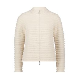 Strickjacke Betty Barclay "Grobstrickjacke mit Struktur", Damen, Gr. 40, beige, Obermaterial: 55% Polyamid PA. 27% Baumwolle CO. 18% Polyacryl PAN., Strickjacken Strickjacke