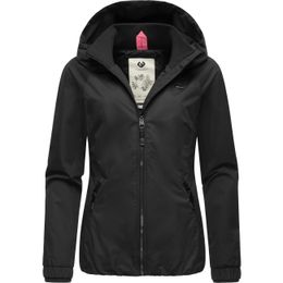 Outdoorjacke Ragwear "&Uuml;bergangsjacke Dizzie", Damen, Gr. L, schwarz (schwarz024), Obermaterial: 100% Polyester PES. Obermaterial: Futter: 100% Polyester PES. 100% Polyester PES., Jacken Outdoorjacke