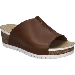 Sandale Josef Seibel "Quinn 01, cognac", Damen, Gr. 38, braun (cognac), Obermaterial: 100% Rindsleder Leather cow., Schuhe Sandale