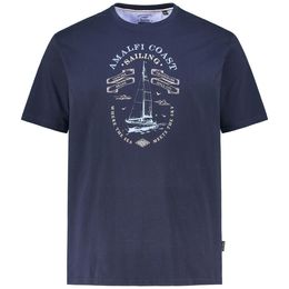 Gro&szlig;e Gr&ouml;&szlig;en Hajo T-Shirt mit Motiv-Print Farbe marine Gr&ouml;&szlig;e: 4XL