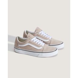 Sneaker Vans "Old Skool", Damen, Gr. 44, mushroom, Leder, Schuhe Sneaker