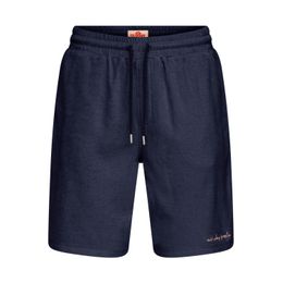 Sweatshorts Blend "Sweatshorts BHBasti", Damen, Gr. L, N-Gr, blau (salute), Obermaterial: 70% Baumwolle CO. 28% Polyester PES. 2% Elasthan EL., Hosen Sweatshorts