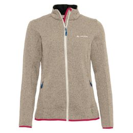 Vaude Fleecejacke Wo Rienza Jacket IV in Beige | Gr.: 36
