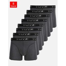 Tazzio Herren Boxershorts 8er Pack BS1000 (Anthrazit, 5XL) | Gr.: M