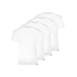 Puma 4er Pack C-Neck T-Shirts in Wei&szlig; | Gr.: M