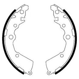 ATE Bremsbackensatz 03.0137-0516.2 hinten rechts links f&uuml;r KIA 58350-1YA00